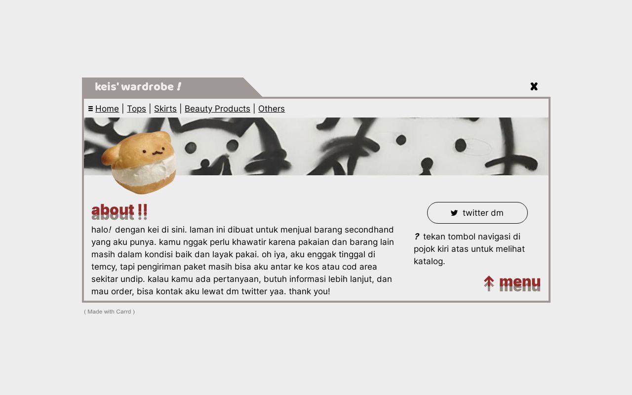 Keis' Wardrobe ૮ ˶ᵔ ᵕ ᵔ˶ ა